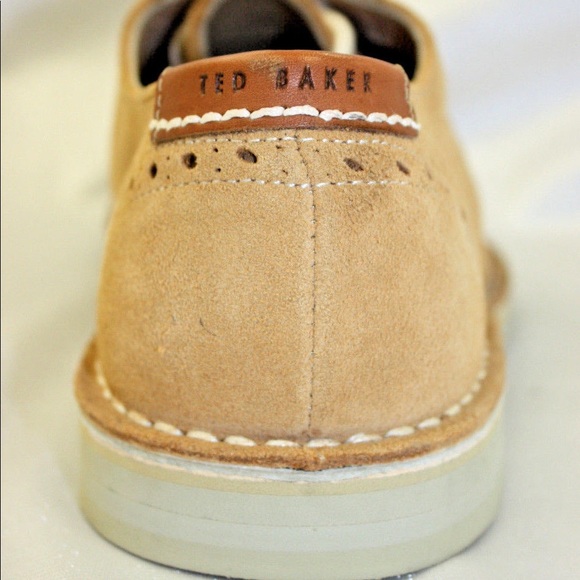 Ted Baker | Shoes | Mens Suede Cream Fashion Shoes | Poshmark